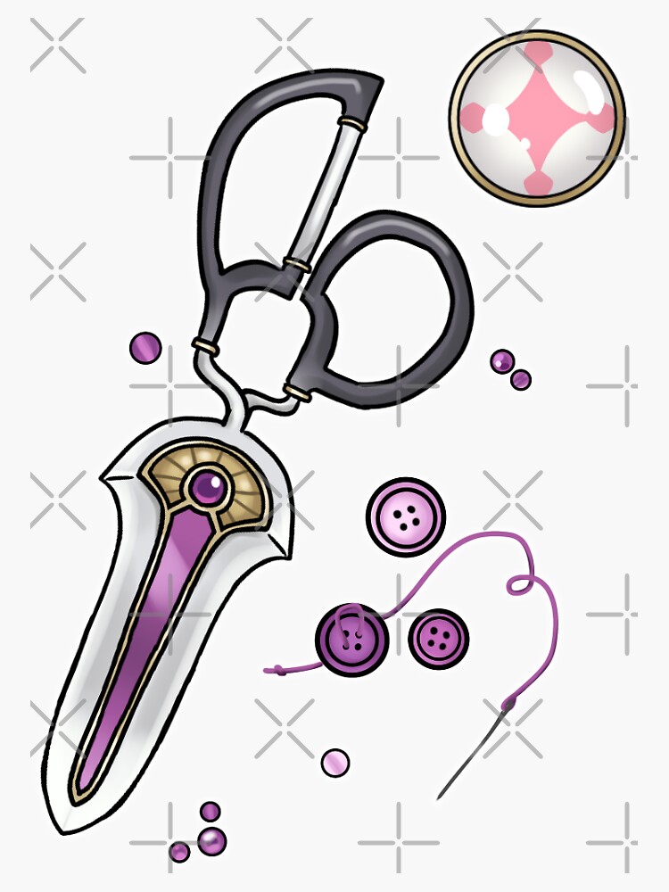 " S'yne's Vassal Sewing Weapon" Sticker for Sale by vickytea | Redbubble