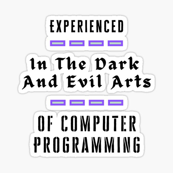 "Funny Computer Programmers Design" Sticker for Sale by StormyMuse ...