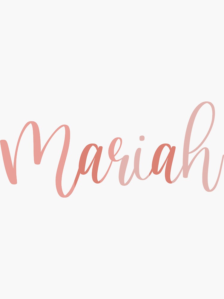 Mariah In Letters