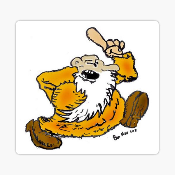 "Mr. Natural" Sticker for Sale by BrianDekter | Redbubble