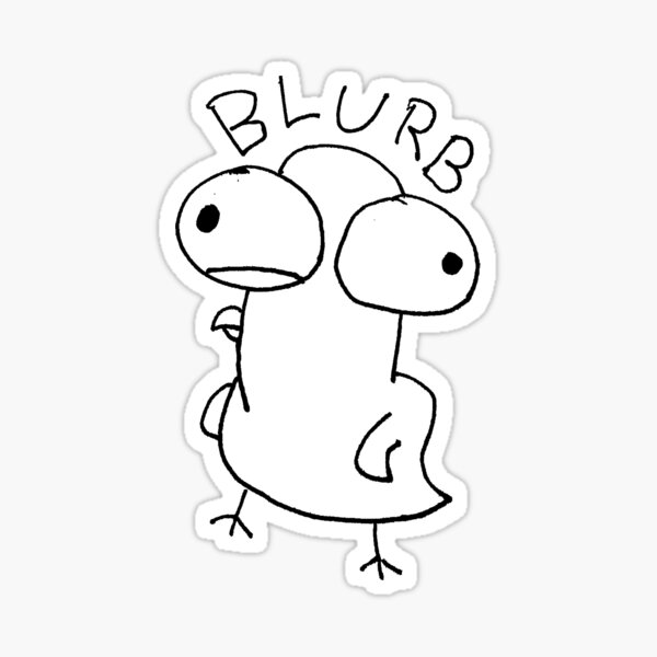 Blurb Stickers | Redbubble