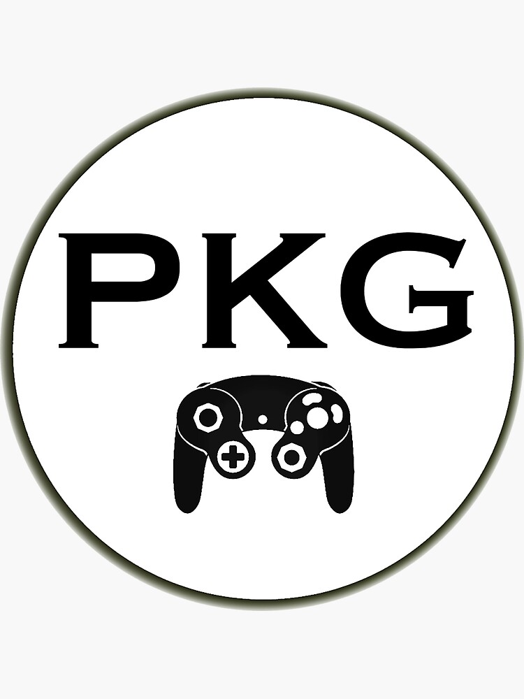 "PKG logo" Sticker by PieceofKaake | Redbubble