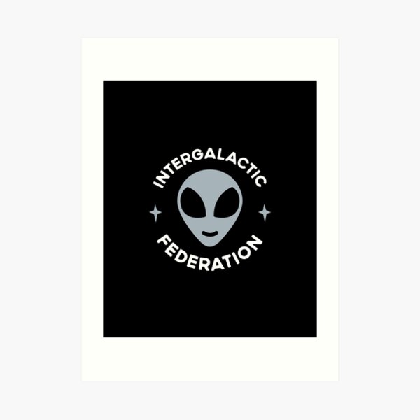 "Intergalactic Federation Cute Alien Face" Art Print by DoomSalad ...