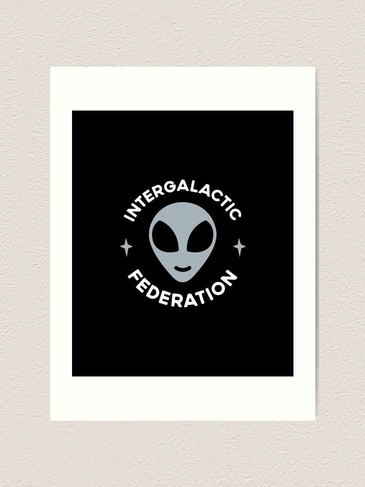 "Intergalactic Federation Cute Alien Face" Art Print by DoomSalad ...
