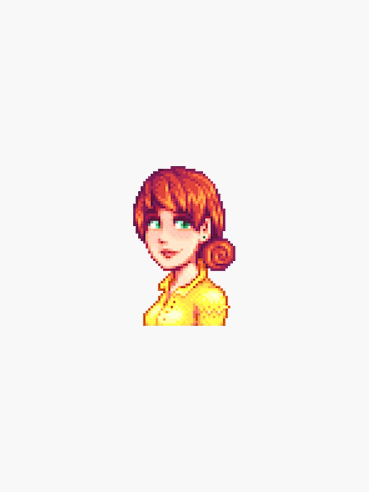 "Blushing Penny - Stardew Valley" Sticker for Sale by bwanly | Redbubble