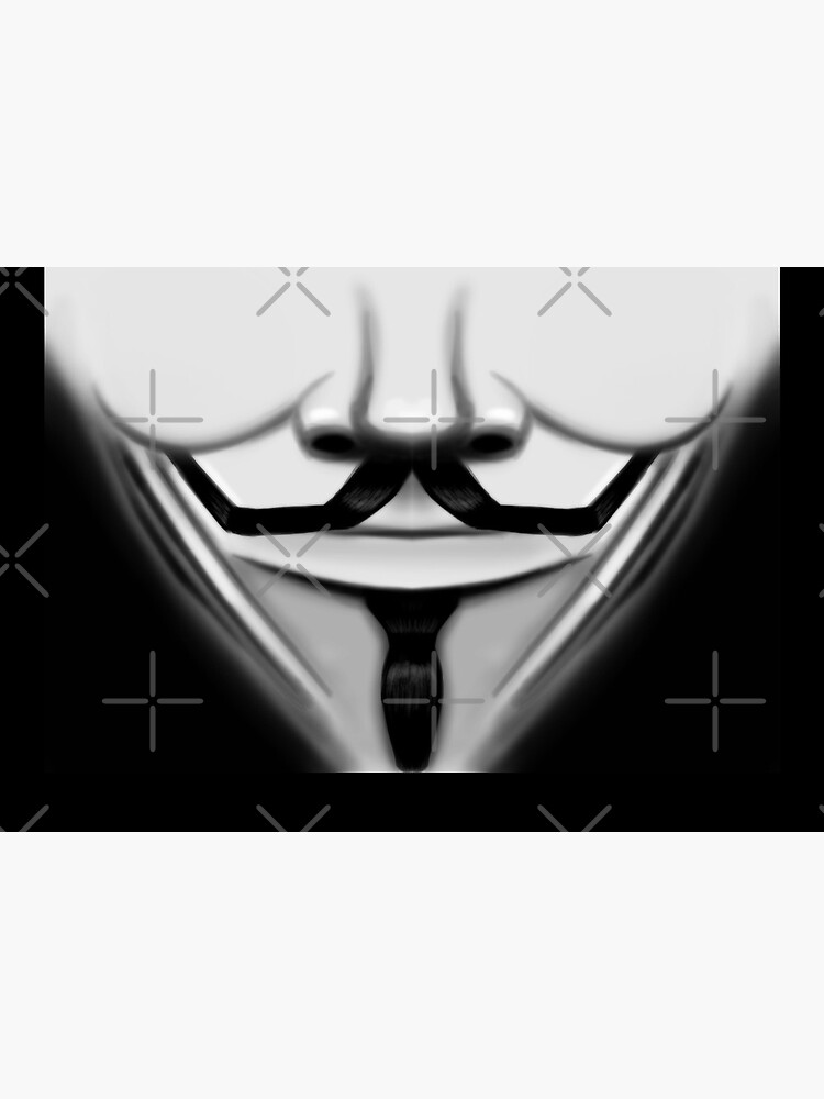 "Anonymous Hero Guy Fawkes Smiling mouth cool movie (Quarantine ...