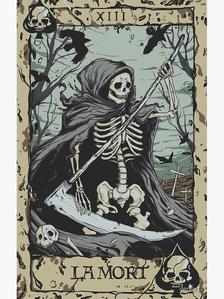 "Death Card" Poster for Sale by deniart | Redbubble