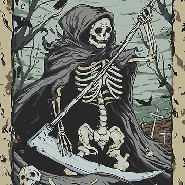"Death Card" Sticker for Sale by deniart | Redbubble