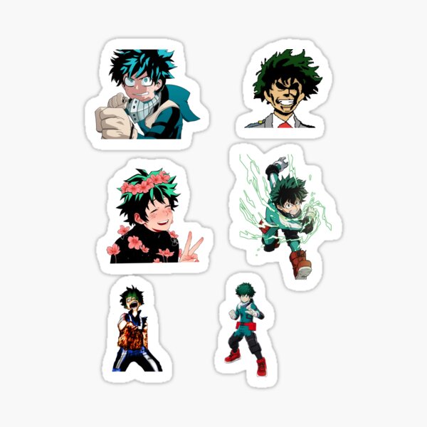 "My Hero Academia ( MHA ) Deku Sticker Pack !" Sticker for Sale by ...