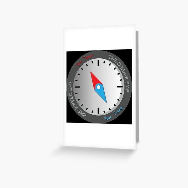 "Dream SMP Your Tommy/Your Tubbo Compass" Greeting Card by CodeCherry ...