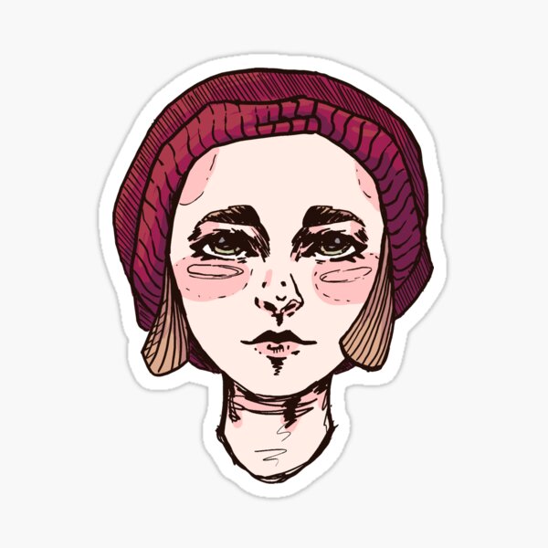 "Pathologic Changeling/Clara" Sticker by ramenayyy | Redbubble