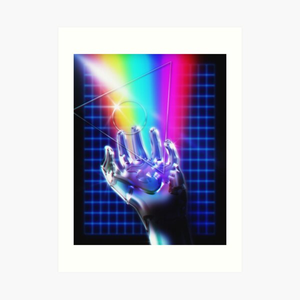 "Chrome hand" Art Print for Sale by TimWaves | Redbubble