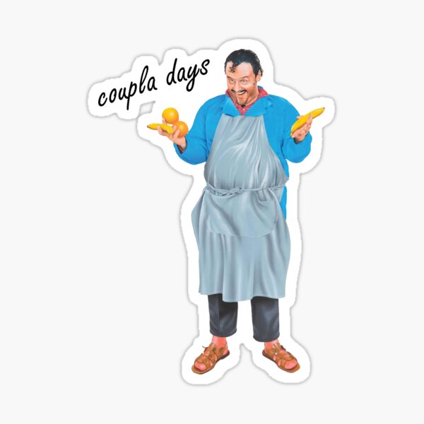 "Con the Fruiterer "coupla days"" Sticker for Sale by enrique-ruckus ...