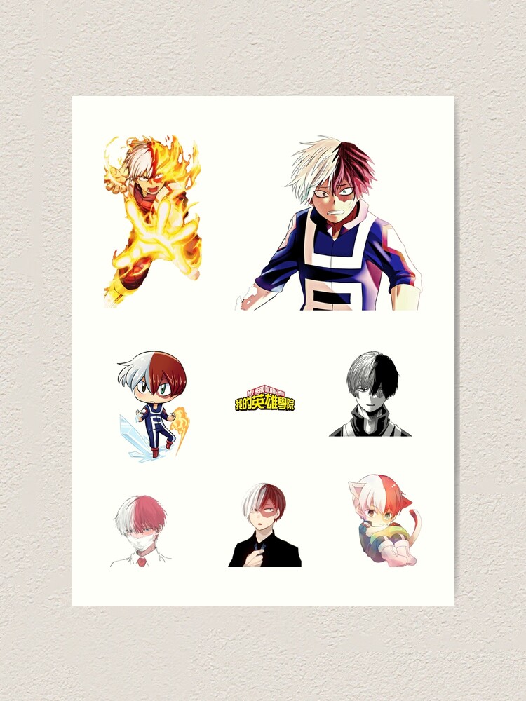 "My Hero Academia ( MHA ) Shoto Sticker Pack !" Art Print for Sale by ...