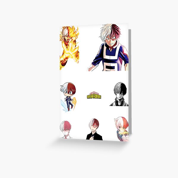 "My Hero Academia ( MHA ) Shoto Sticker Pack !" Greeting Card for Sale ...