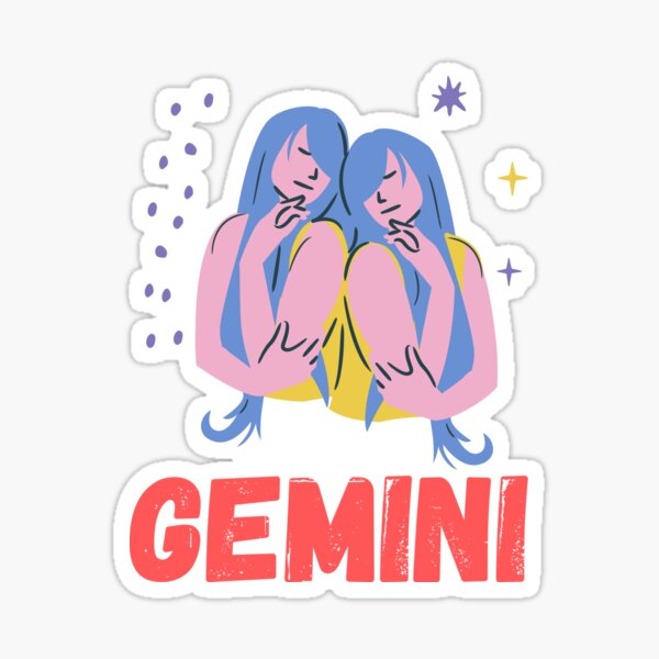 "Gemini Zodiac Sign horoscope Zodiac sign test" Sticker for Sale by ...