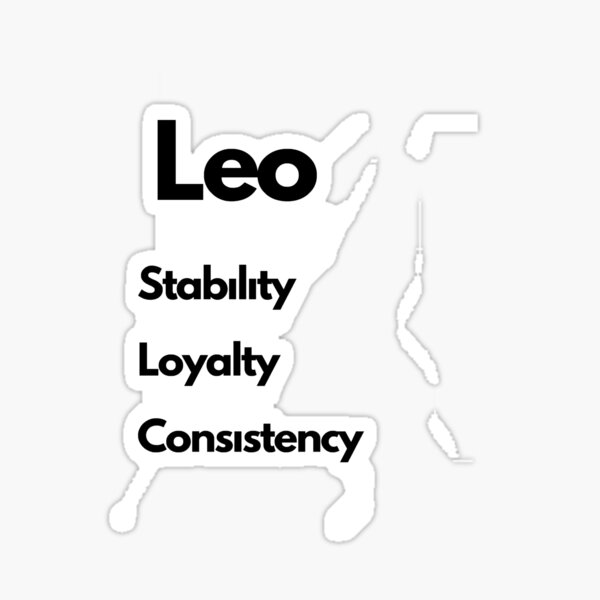 "Leo- The Best Zodiac Sign" Sticker by abaxonn | Redbubble