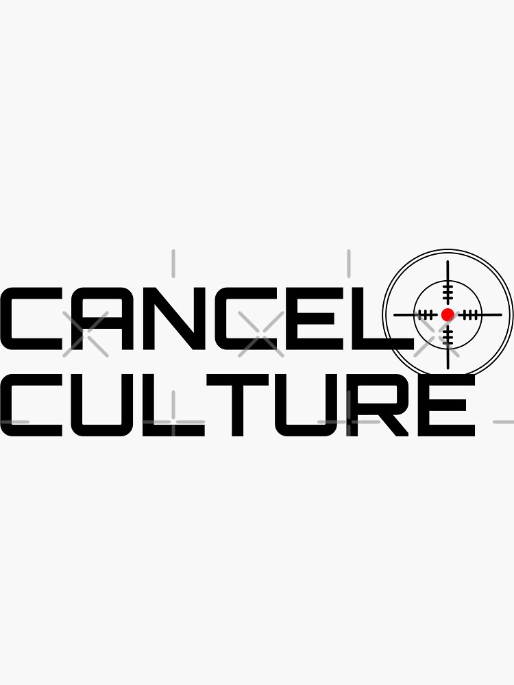 "Cancel Culture Gaming" Sticker for Sale by welashubby | Redbubble