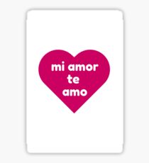 Te Amo: Stickers | Redbubble