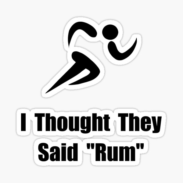 Rum Runner Stickers | Redbubble
