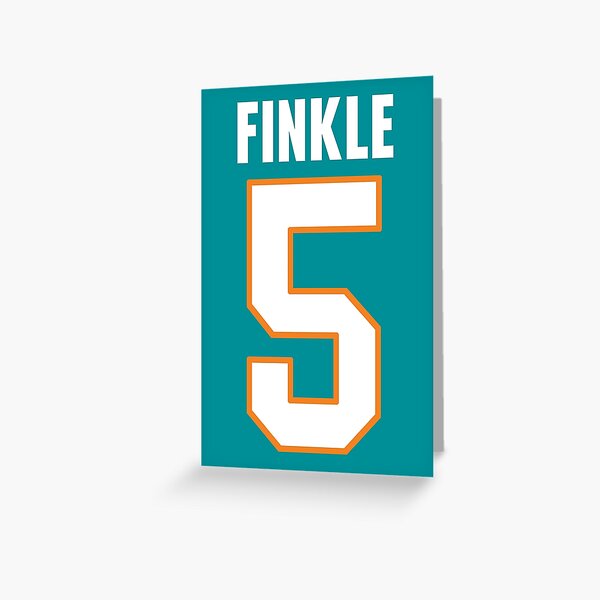 "Ray Finkle Jersey – Laces Out, Ace Ventura, Dolphins" Greeting Card by ...