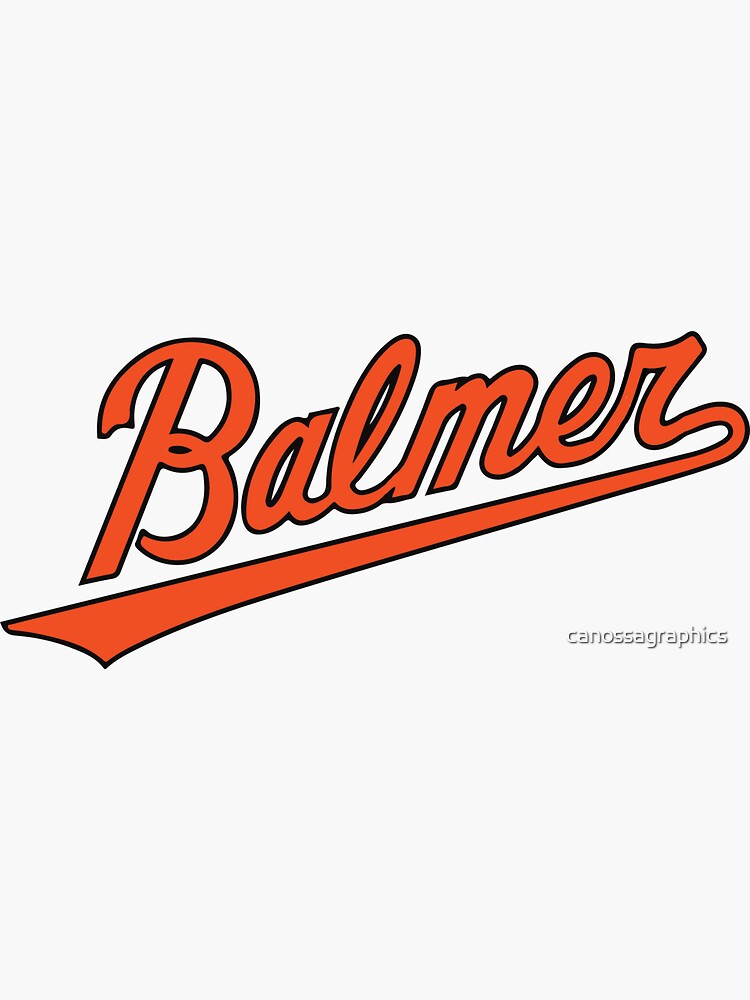 "Balmer" Sticker for Sale by canossagraphics | Redbubble
