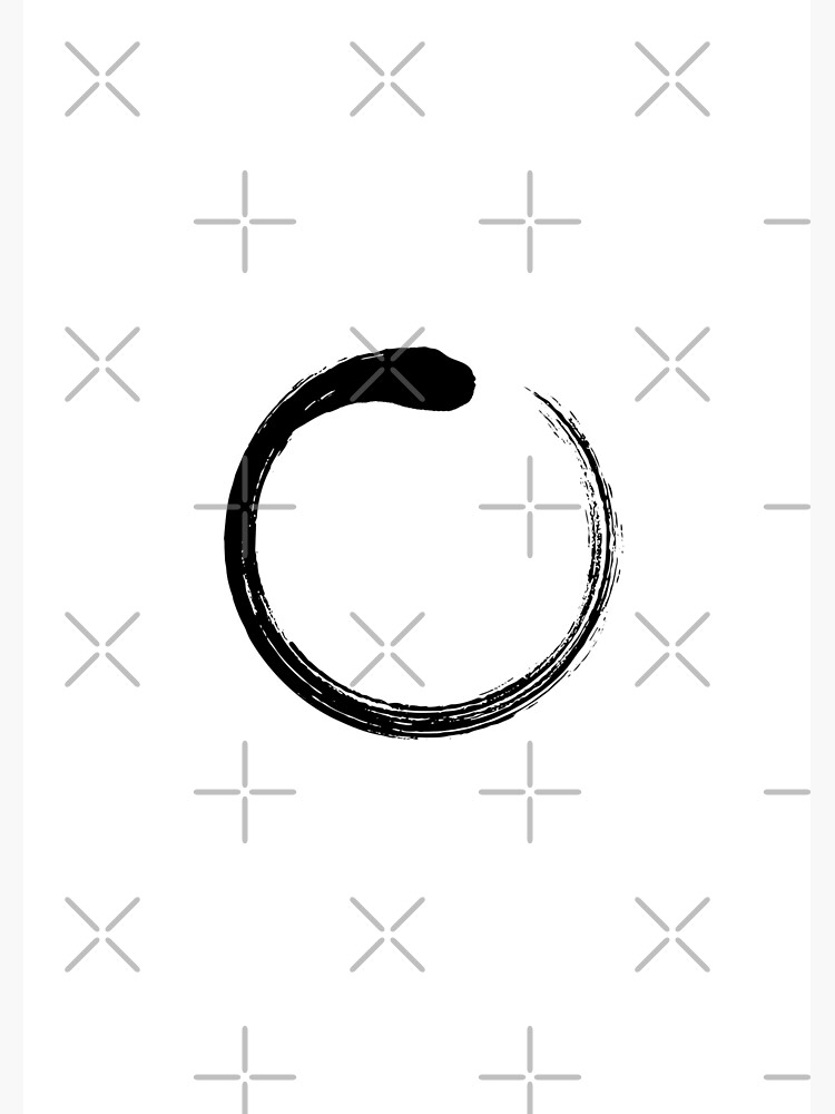 "Enso circle - Zen ink - Buddhism" Poster for Sale by zachholmbergart ...