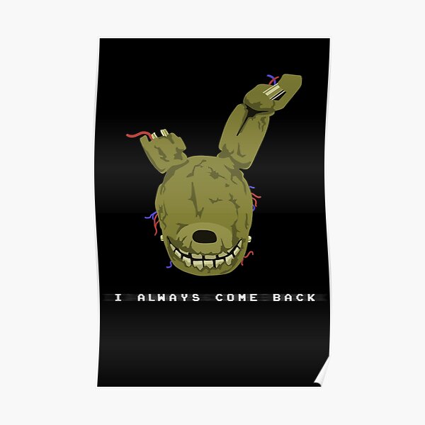 "Springtrap" Poster by Aja-Sama | Redbubble