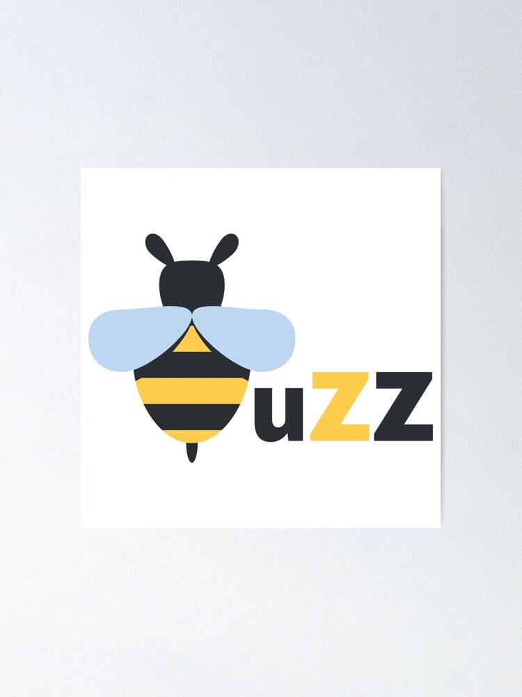 "BuZZ: Honey Bee's Buzzing Sound" Poster by sampody | Redbubble