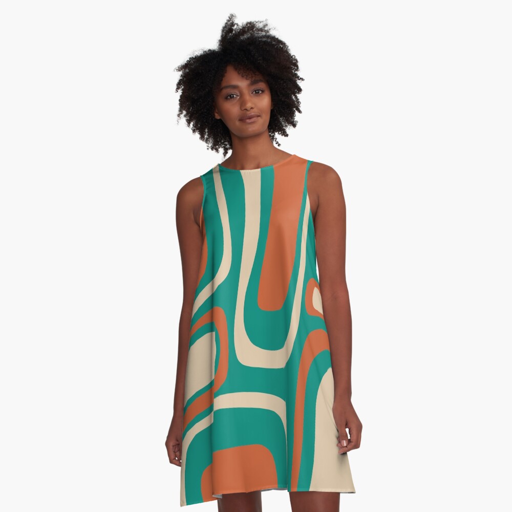 Palm Springs Retro Midcentury Modern Abstract Pattern In Mid Mod
