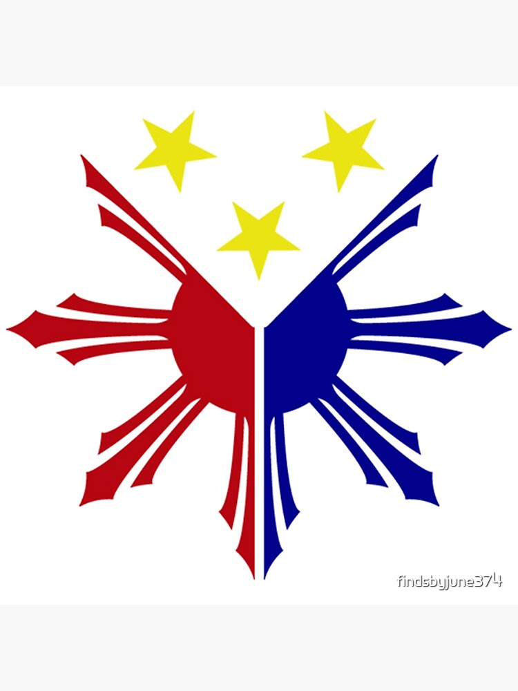"3 Stars and a Red Blue Sun ( Colors of the Philippine Flag )" Poster ...