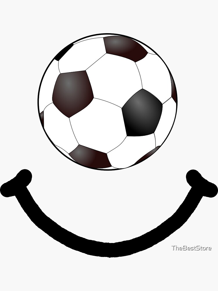 "Soccer Smile" Sticker by TheBestStore | Redbubble