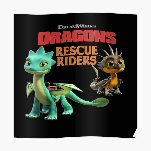 "Dragons Rescue Riders" Poster for Sale by O-shirt | Redbubble
