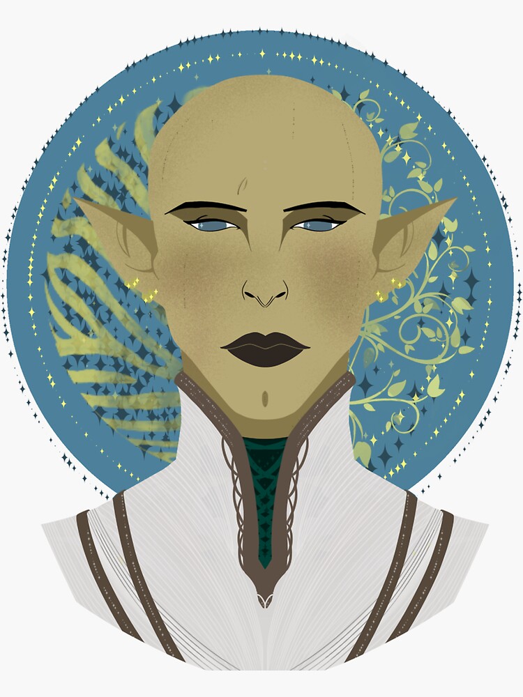"Solas" Sticker for Sale by DimMarilia | Redbubble