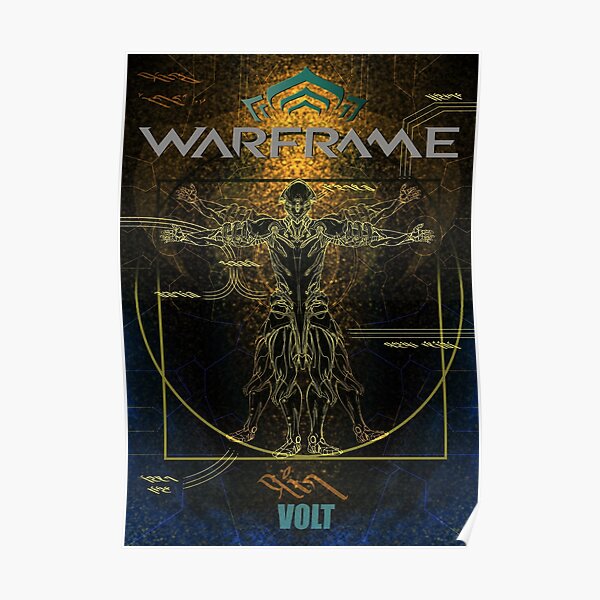 "Volt Vitruvian" Poster for Sale by Galvanised | Redbubble