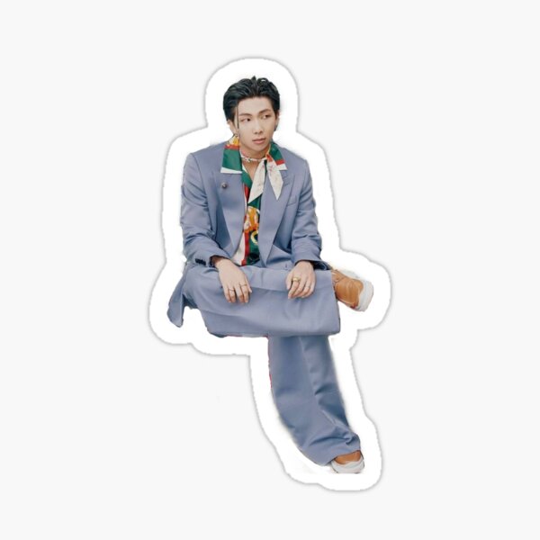 "BTS RM Sticker " Sticker for Sale by yours-chimchim | Redbubble