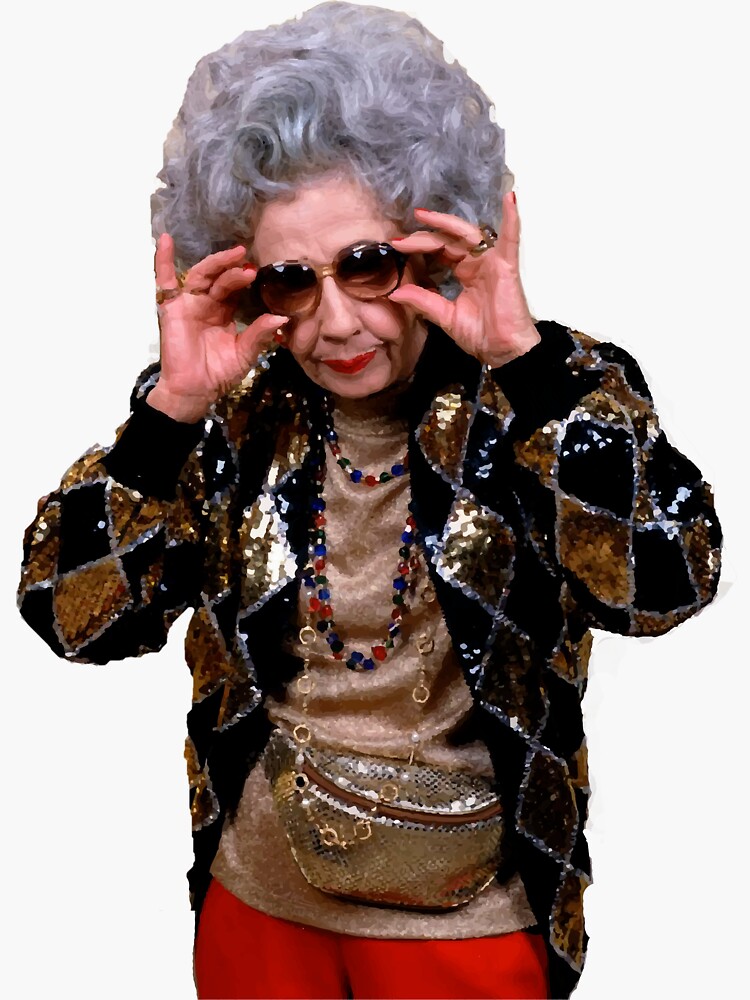 "Cool grandma" Sticker by colorhadaa | Redbubble