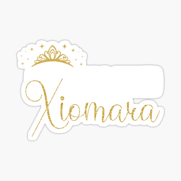 Pegatina «El nombre de Queens Are Named Xiomara personalizado nombre ...