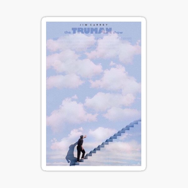"The truman show minimalist polaroid movie poster" Sticker for Sale by ...