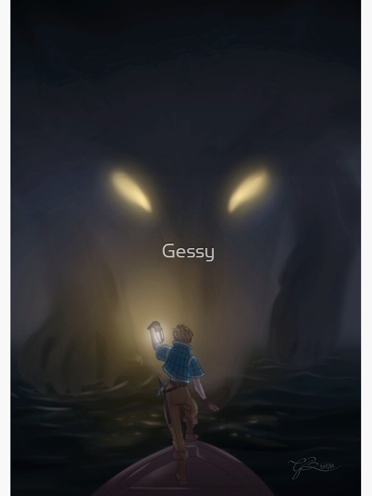 "Fera and Fenrir the shadow wolf " Poster for Sale by Gessy | Redbubble