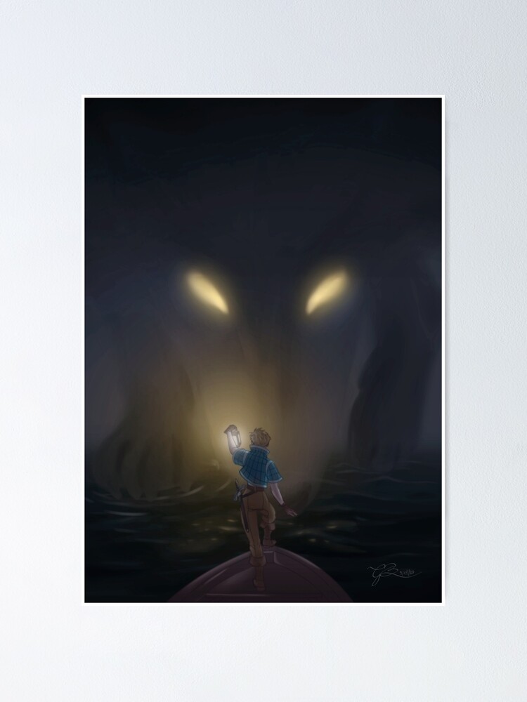 "Fera and Fenrir the shadow wolf " Poster for Sale by Gessy | Redbubble