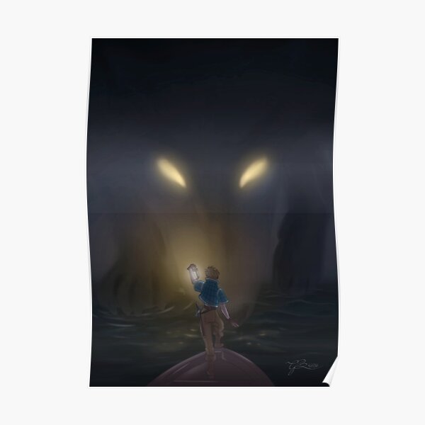 "Fera and Fenrir the shadow wolf " Poster for Sale by Gessy | Redbubble