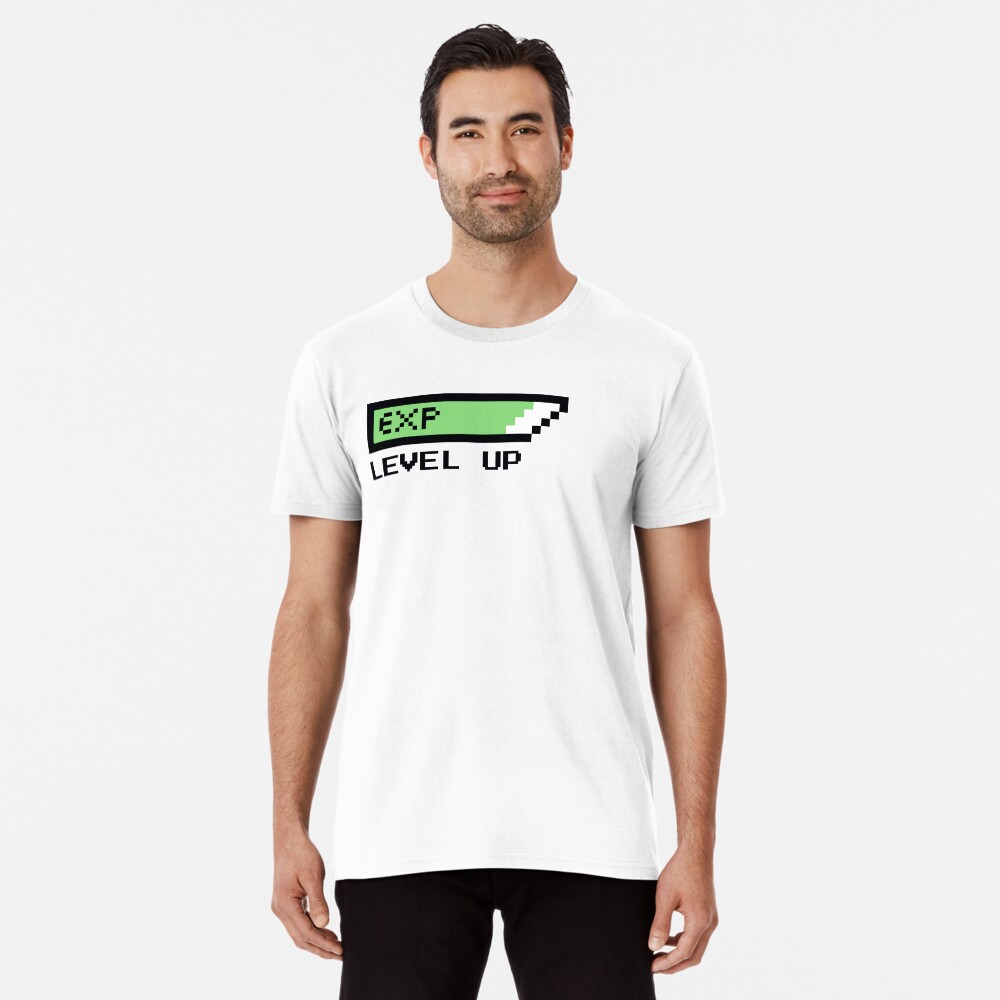 "EXP Bar Level Up" Sticker for Sale by Dewirumbaina | Redbubble