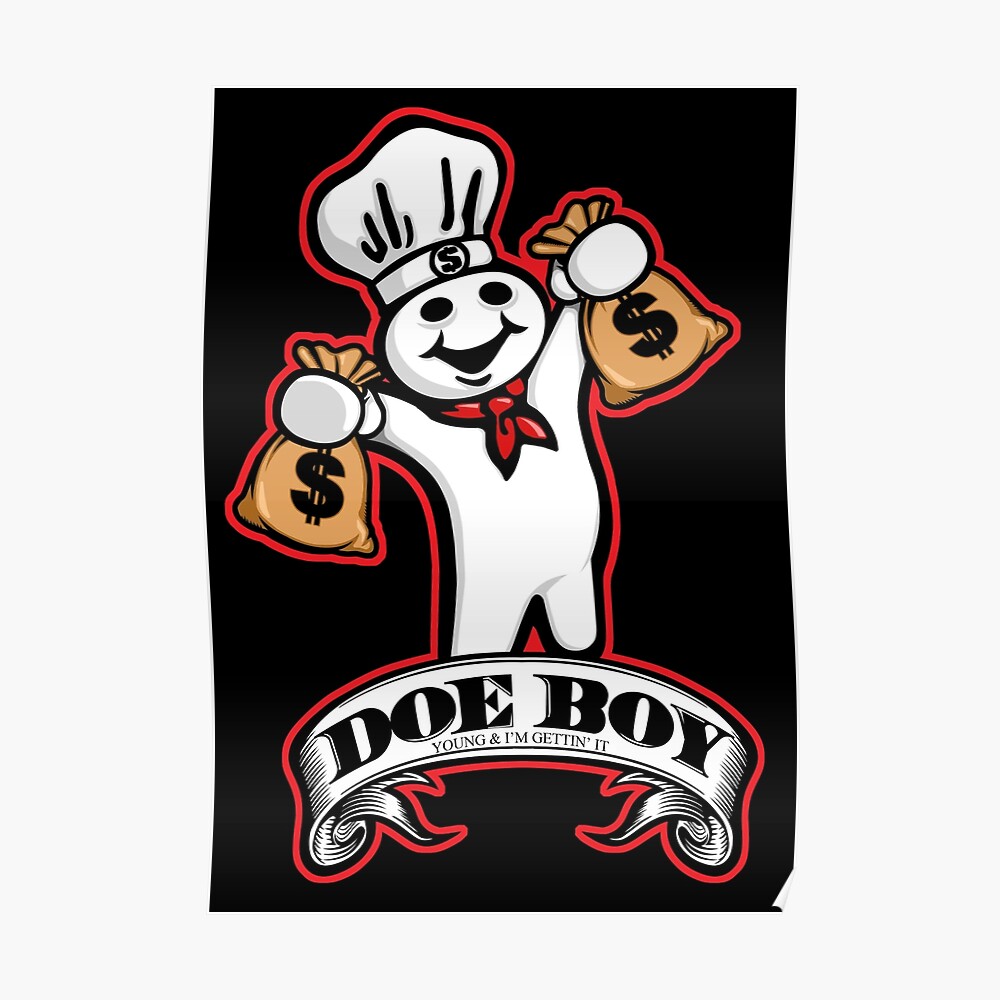 Bumper Stickers Paper Dough Boy Money Bag Vinyl Decal Sticker Dough Boy ...