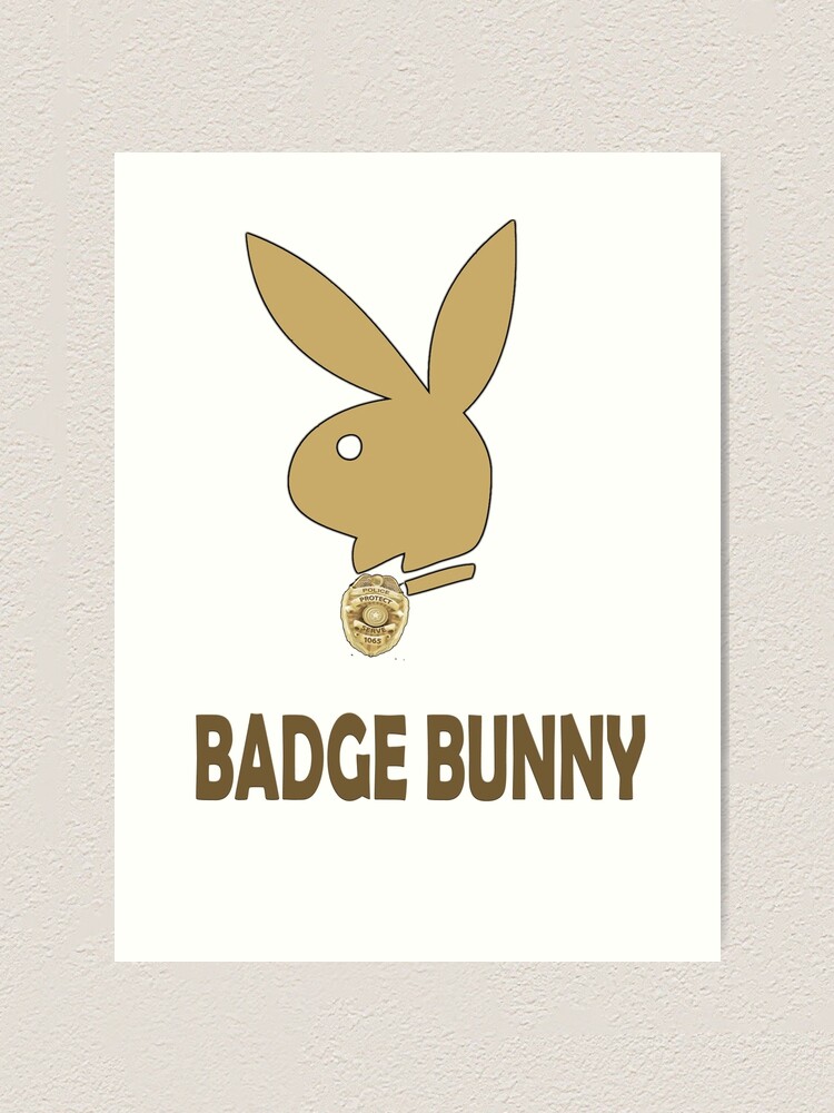 "Badge Bunny" Art Print for Sale by thelight | Redbubble