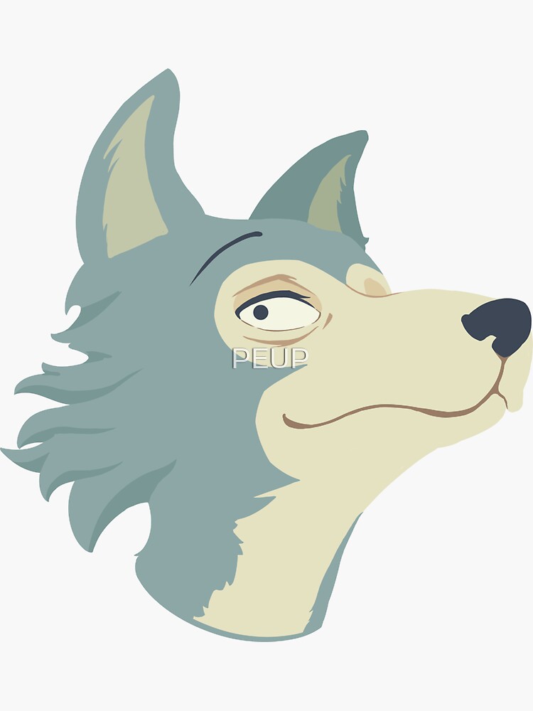 "BEASTARS Legoshi Flat Icon Logo" Sticker for Sale by PEUP | Redbubble