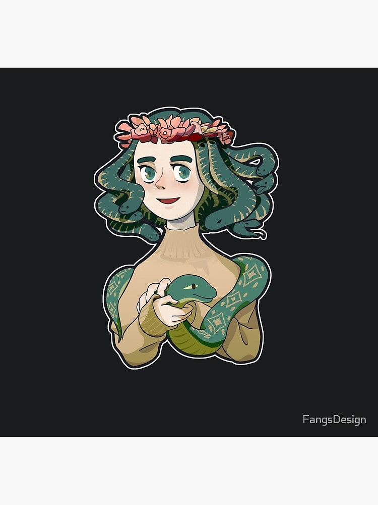 "Snake Demon and Her Snakes" Poster for Sale by FangsDesign | Redbubble