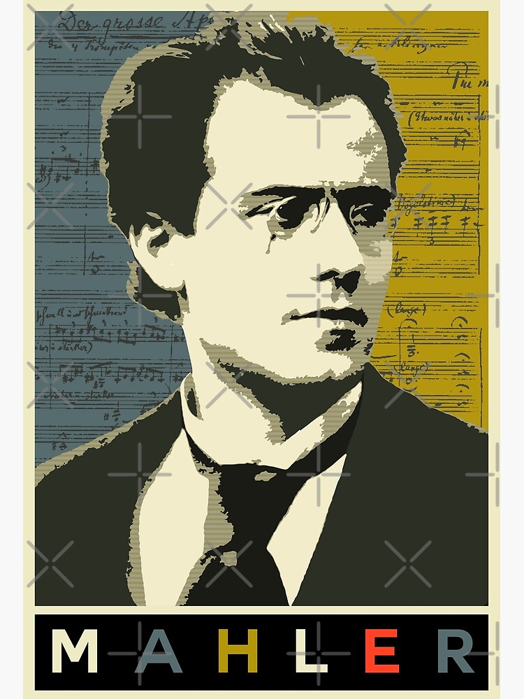 "Mahler 5" Poster for Sale by SUCHDESIGN | Redbubble