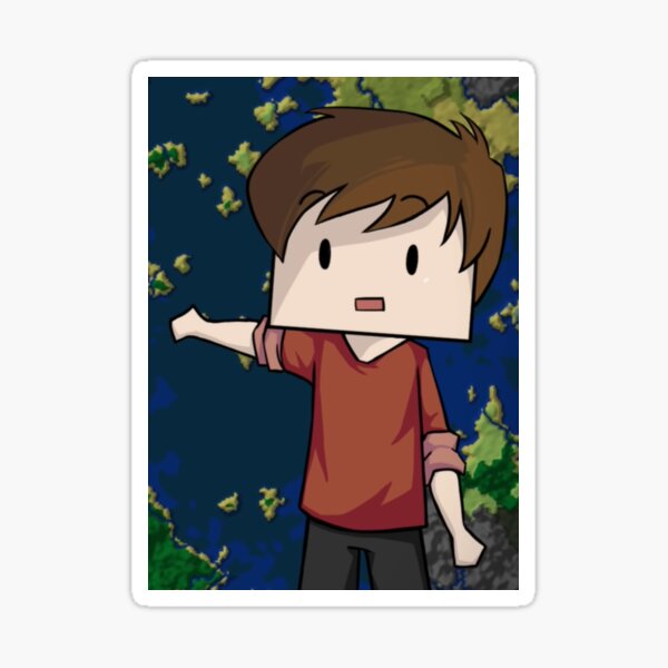 "Grian FanART" Sticker for Sale by Emovi3 | Redbubble