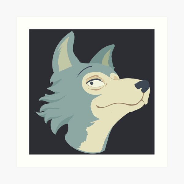 "BEASTARS Legoshi Flat Icon Logo" Art Print by PEUP | Redbubble